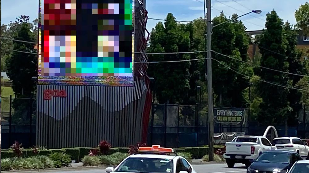 Hackers infiltrate digital billboard to display pornography in Brisbane