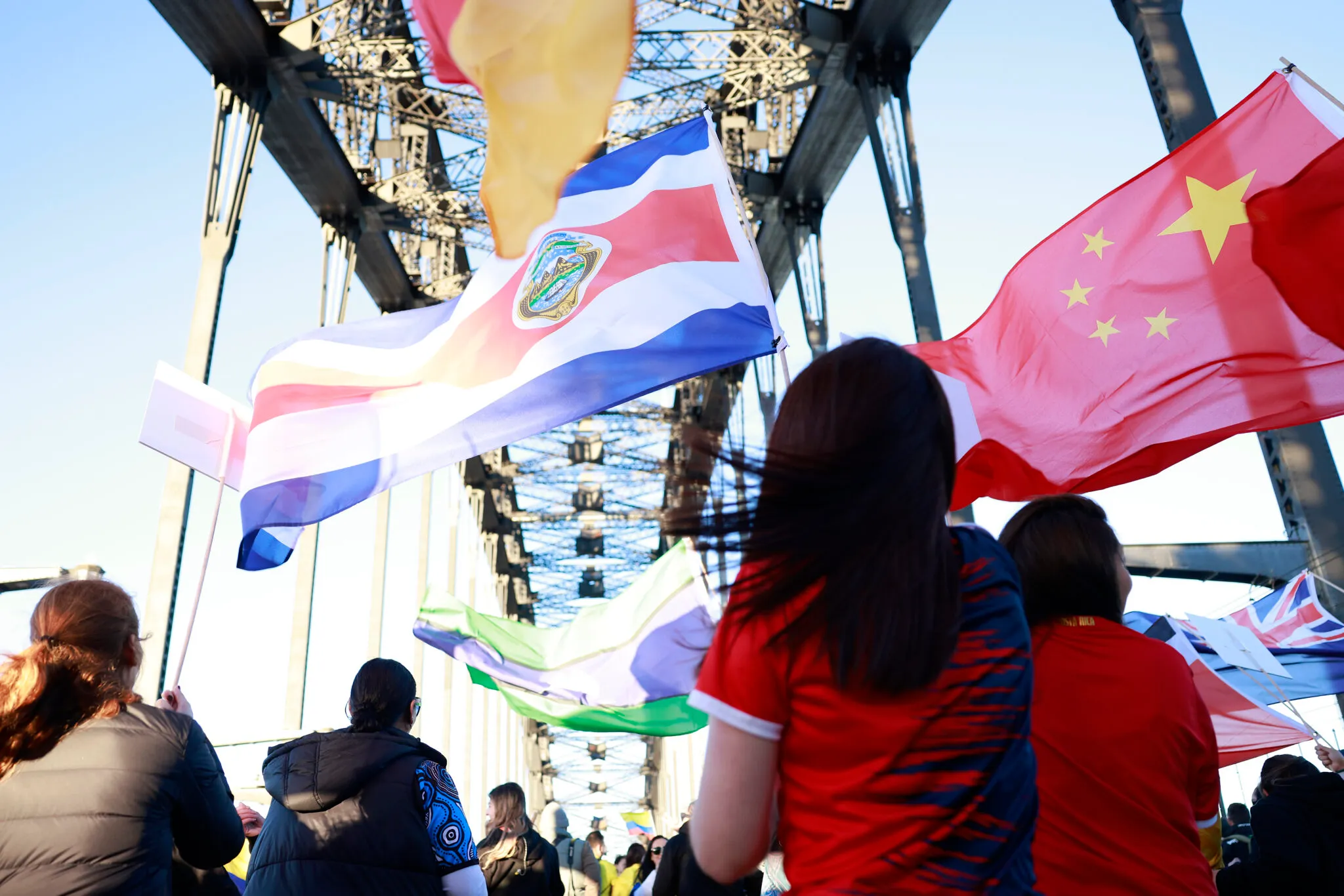 In pictures: Epic activation of Sydney Harbour Bridge for FIFA Women's ...