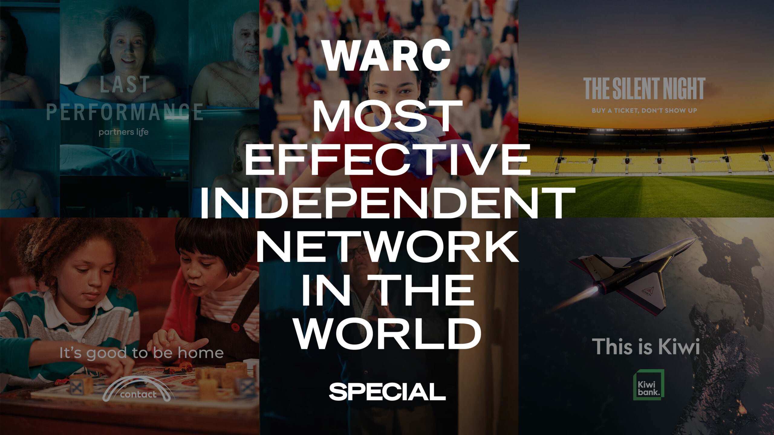 Special named top 'most effective independent network in the world' by WARC